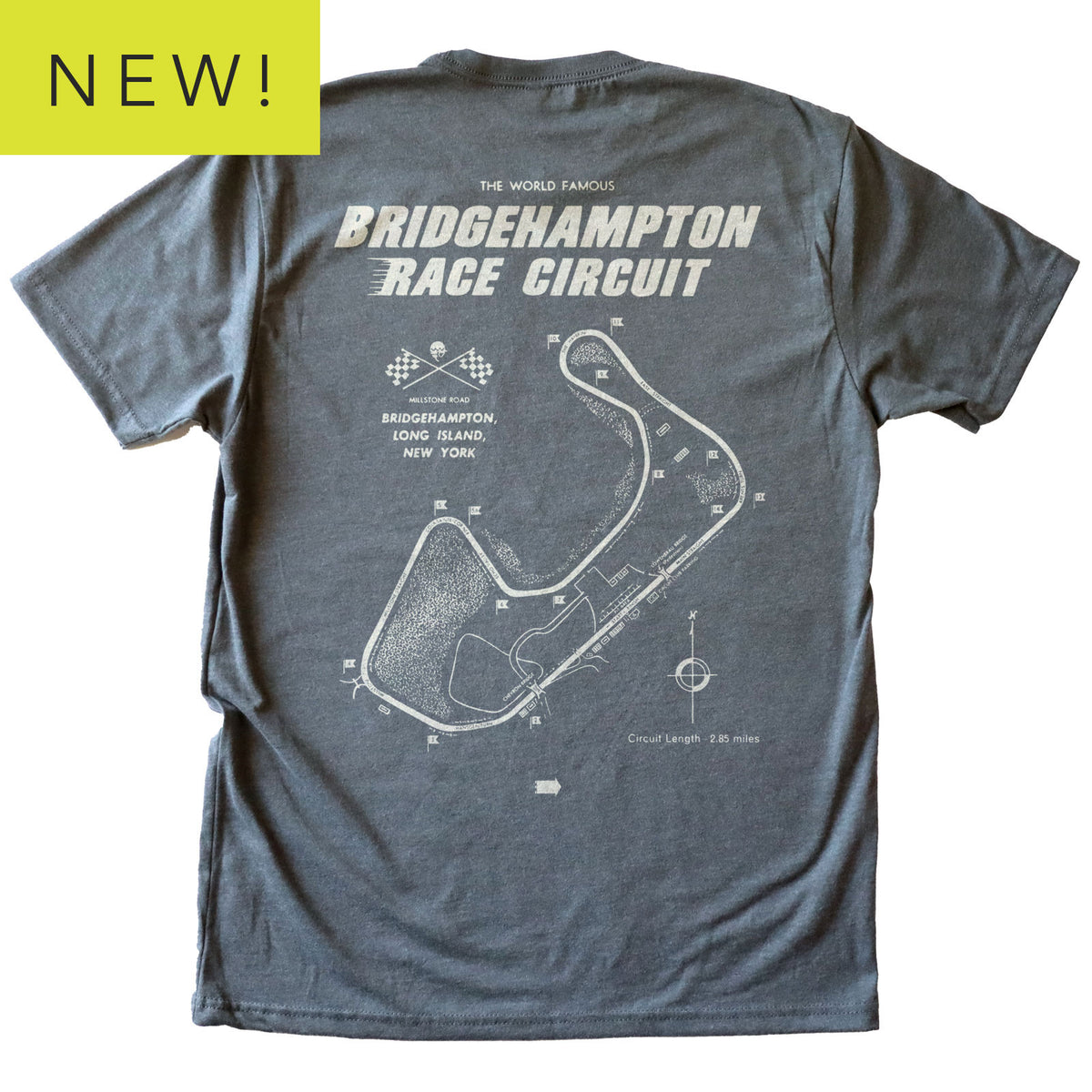 "Bridgehampton Race Circuit" Map T-shirt– CarpeViam