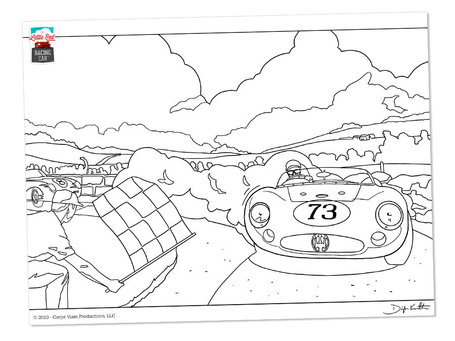 sports cars coloring pages free
