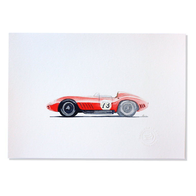Paul Howse "Little Red Racing Car" Limited Edition Print– CarpeViam